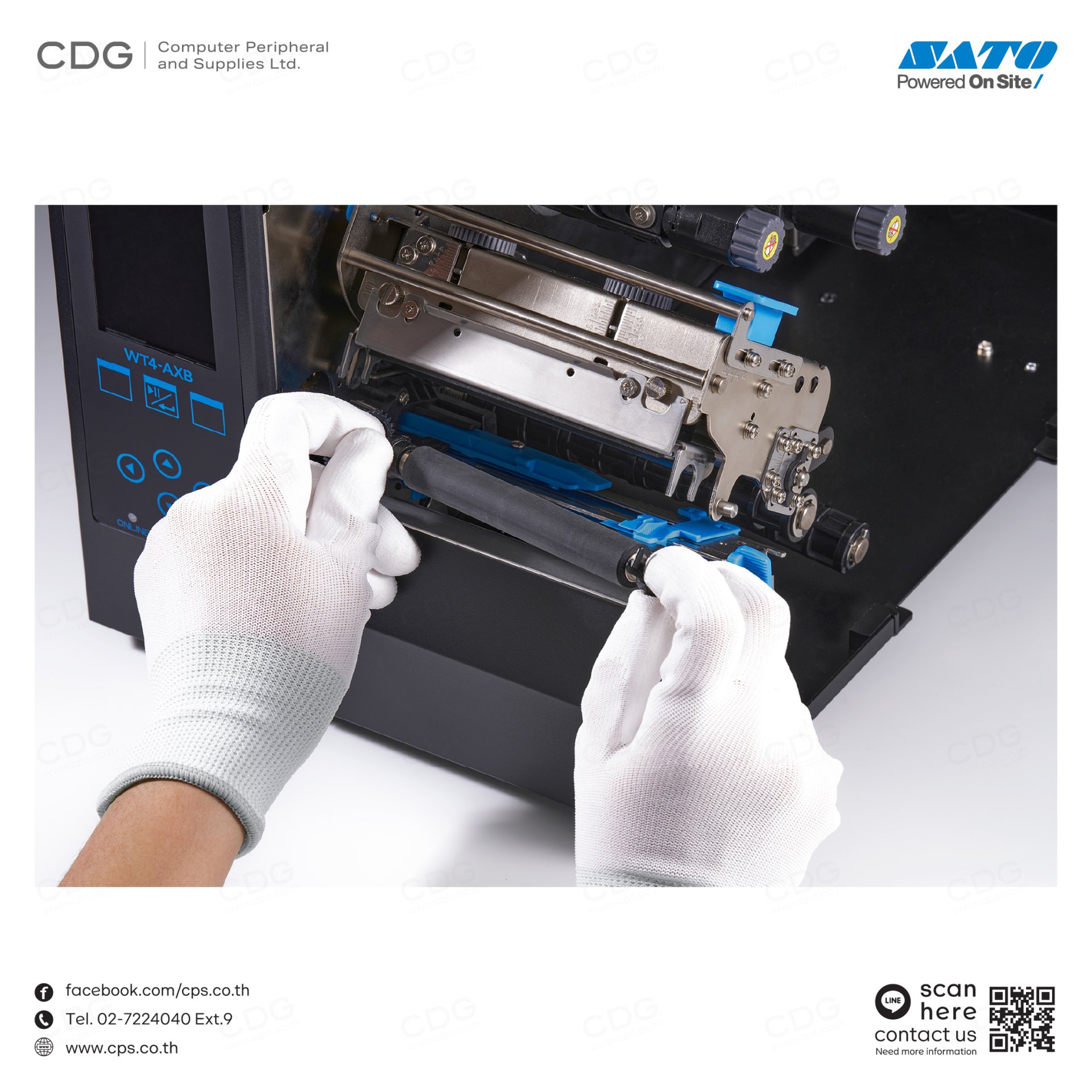 SATO WT4-AXB Industrial Label Printer (4-inch)