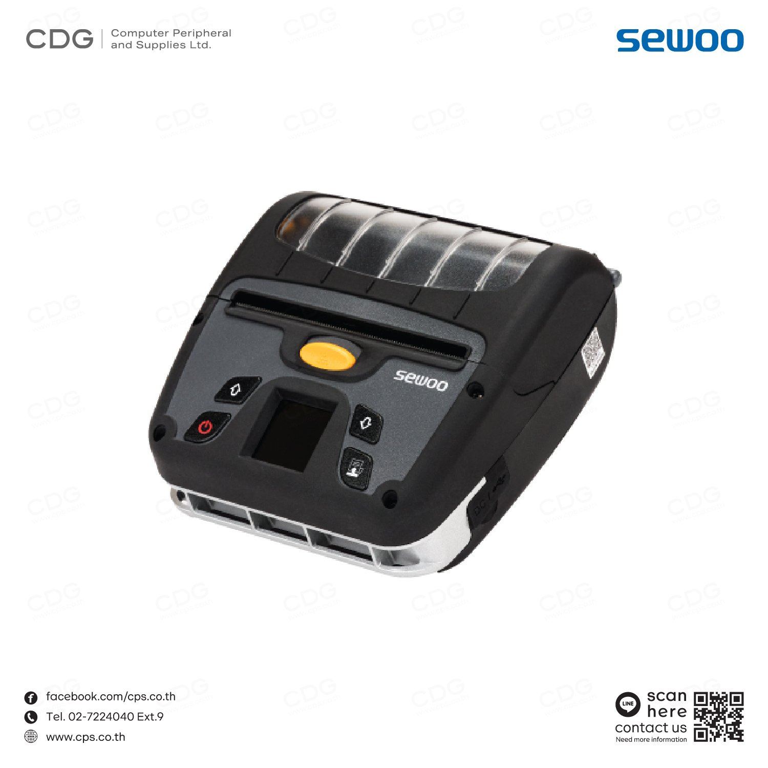 เครื่องพิมพ์ใบเสร็จ Sewoo LK-P400 Mobile Printer (4-inch)