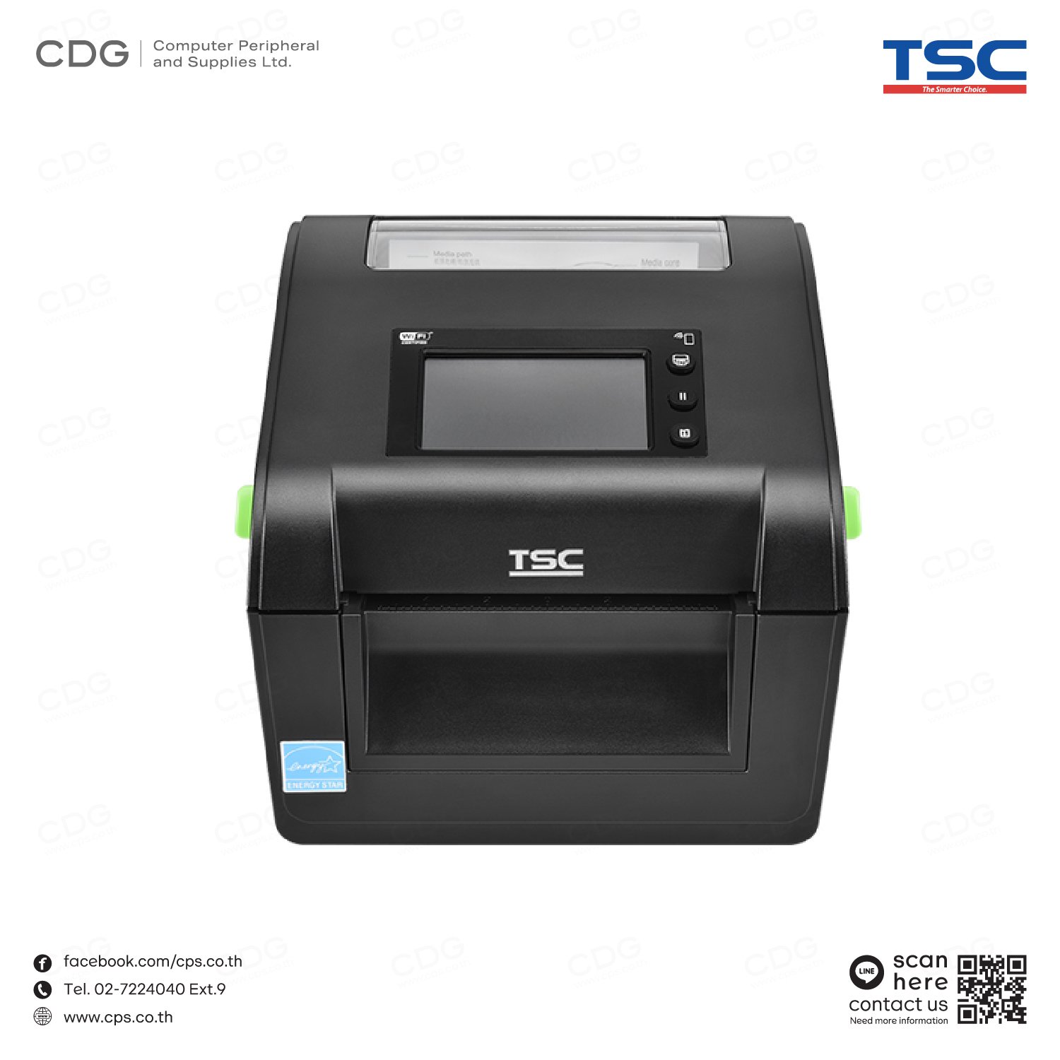 TSC TH240 (TH, DH Series) 4-inch Desktop Barcode Printers
