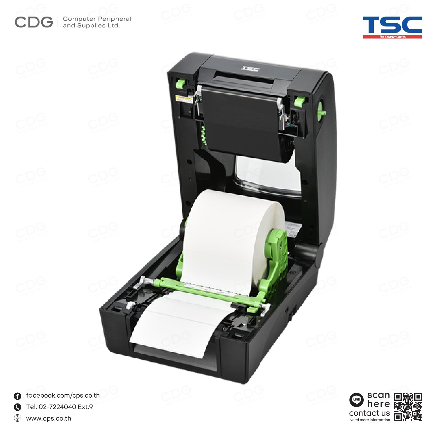 TSC TH240 (TH, DH Series) 4-inch Desktop Barcode Printers