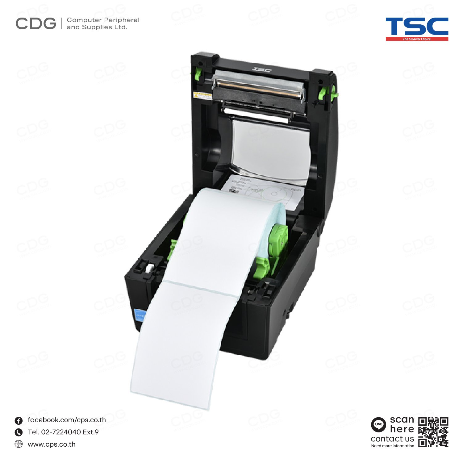 TSC TH240 (TH, DH Series) 4-inch Desktop Barcode Printers