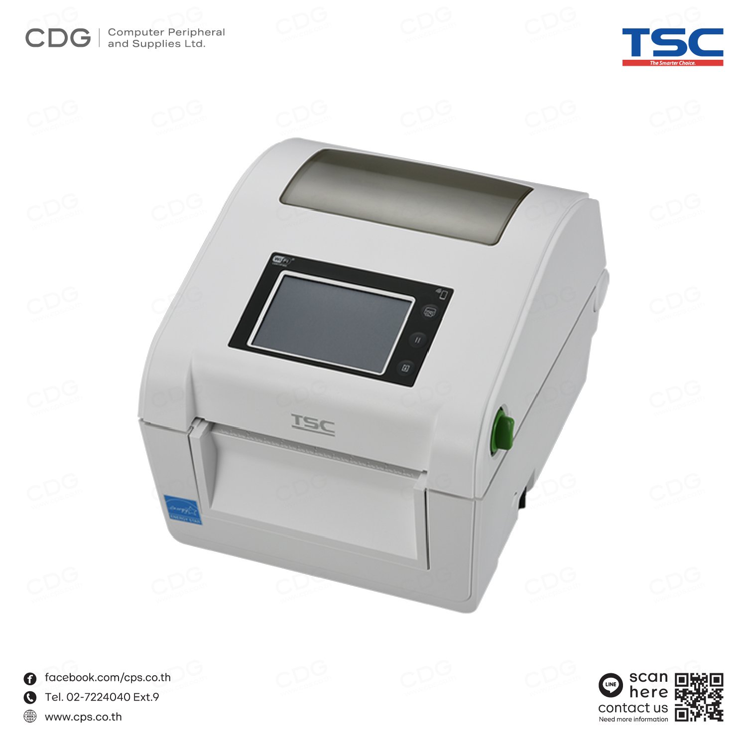 TSC TH240 (TH, DH Series) 4-inch Desktop Barcode Printers