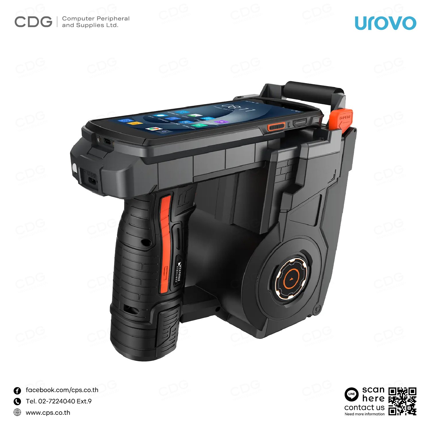 เครื่องพิมพ์ฉลากมือถือ Urovo K388S Mobile Label Printer