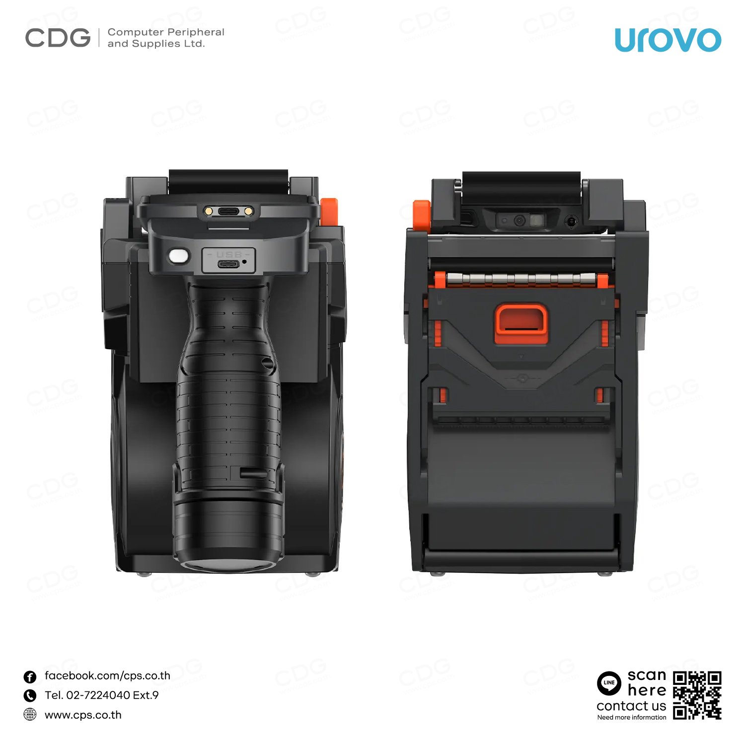 เครื่องพิมพ์ฉลากมือถือ Urovo K388S Mobile Label Printer