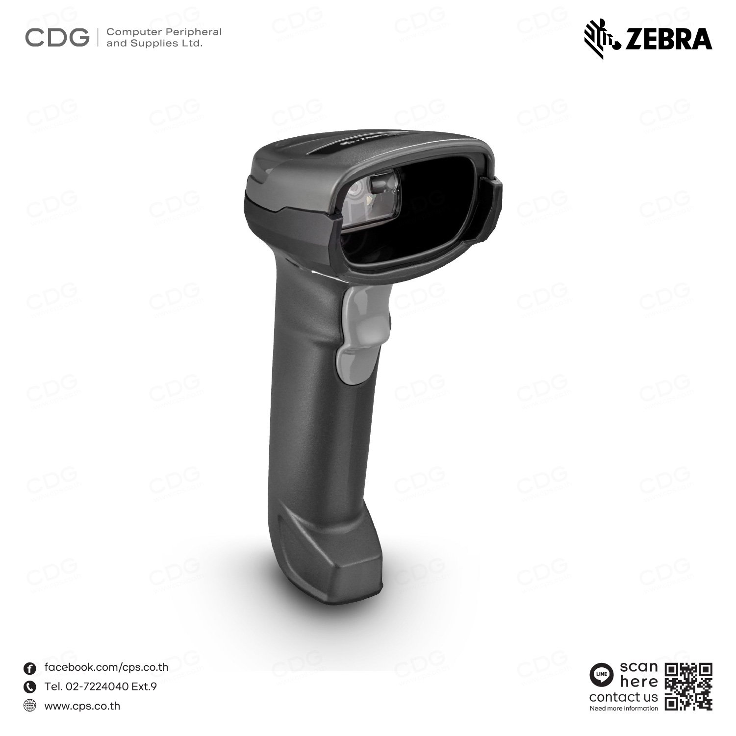 ZEBRA DS2278-SR Cordless Handheld Scanner 1D/2D