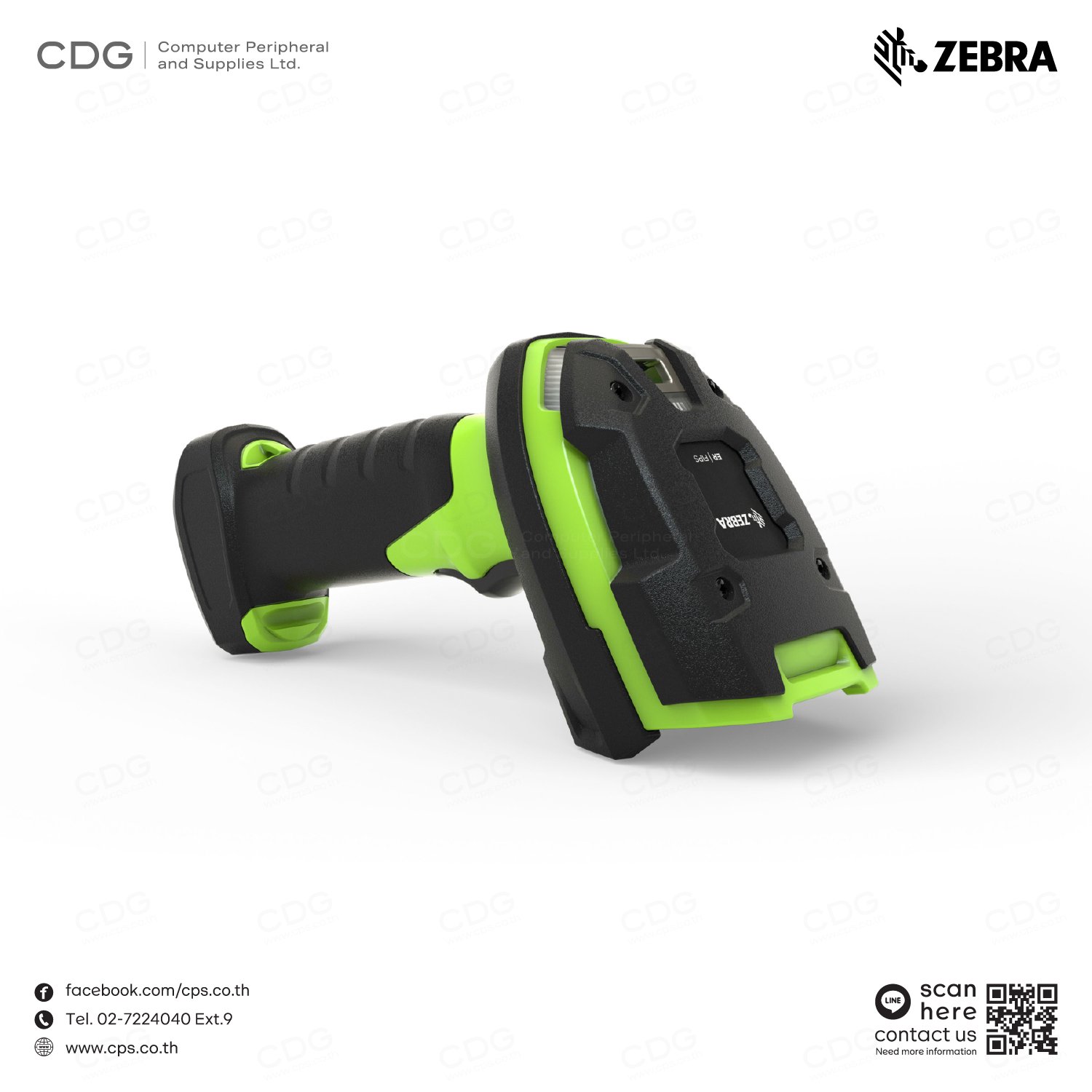 Zebra LI3608-SR Ultra-Rugged Scanner Vibration Motor USB