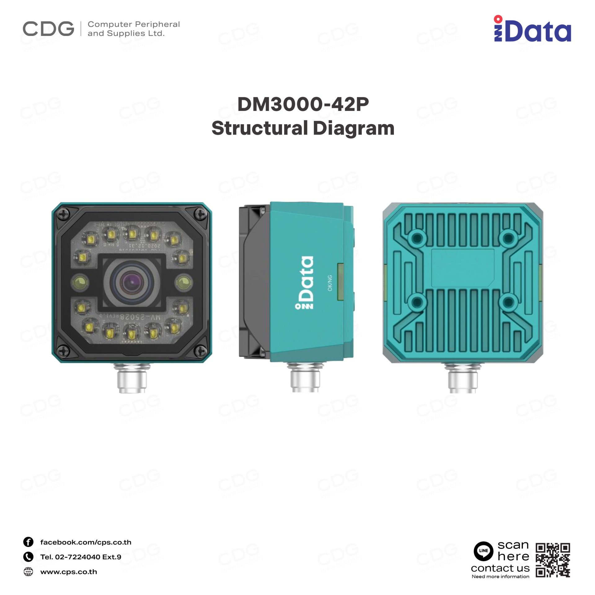 iData DM3000 High-speed Fixed Mount Scanner