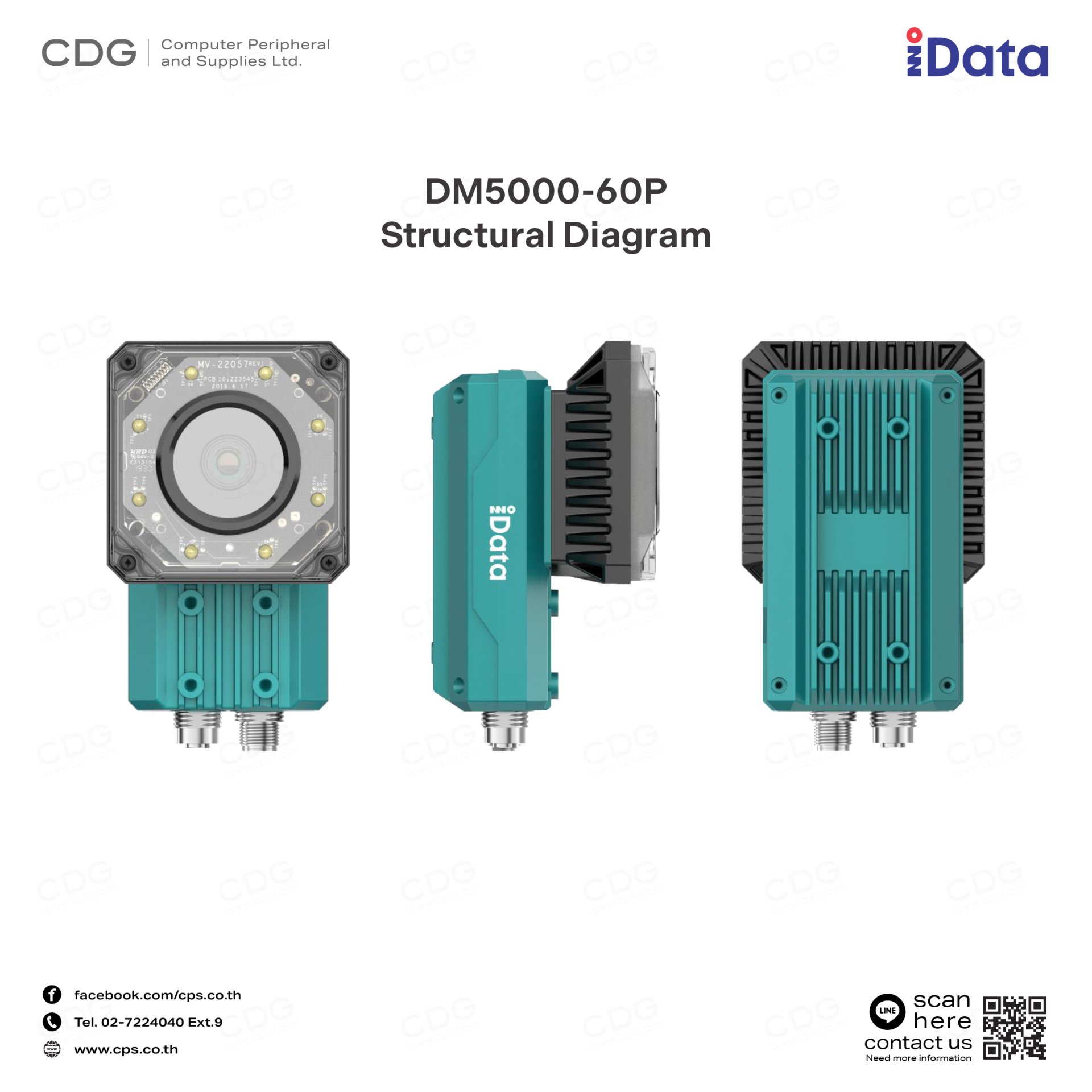 iData DM5000 High-performance Fixed Mount Scanner