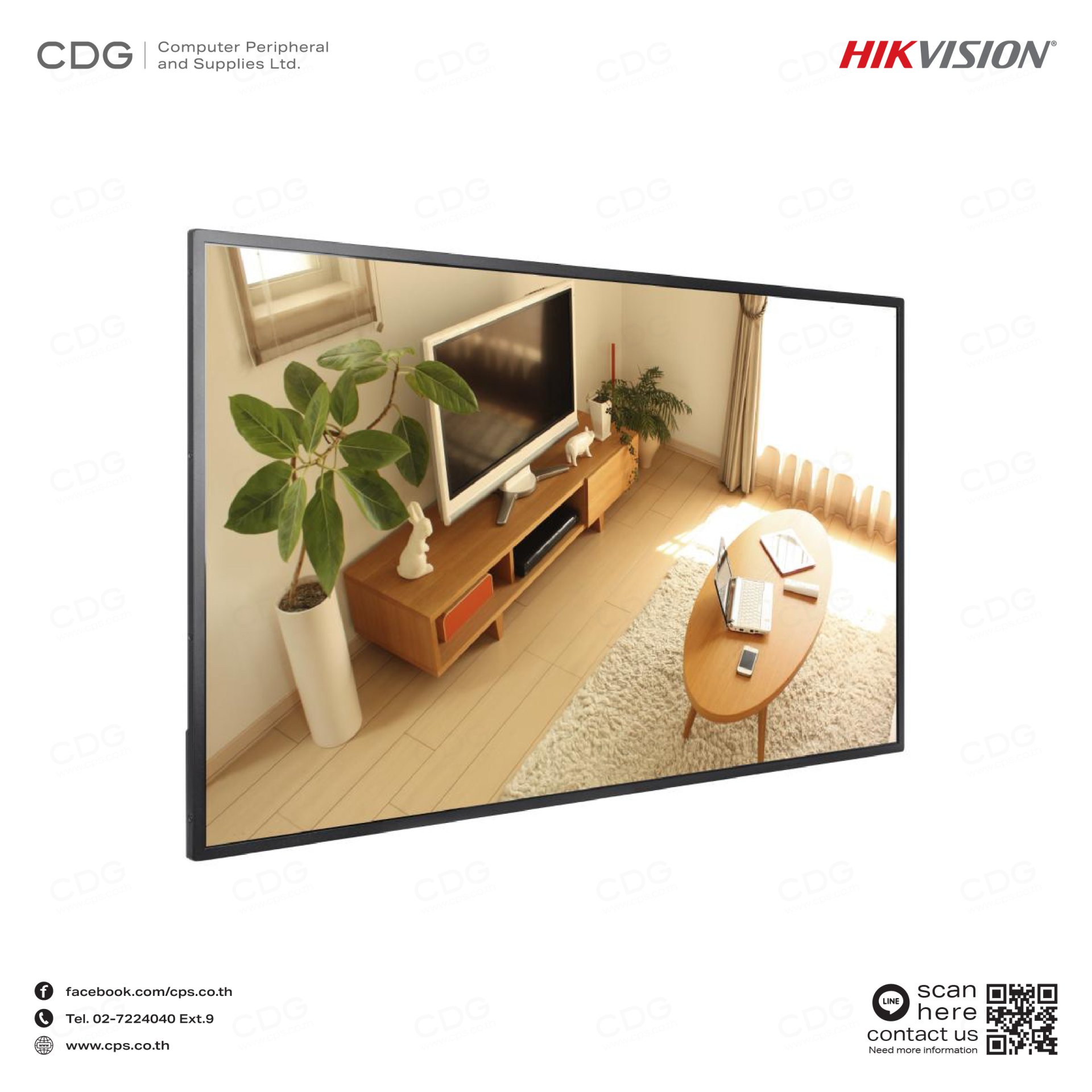 Hikvision DS-D6043UN-B Indoor Wall-Mounted Digital Signage