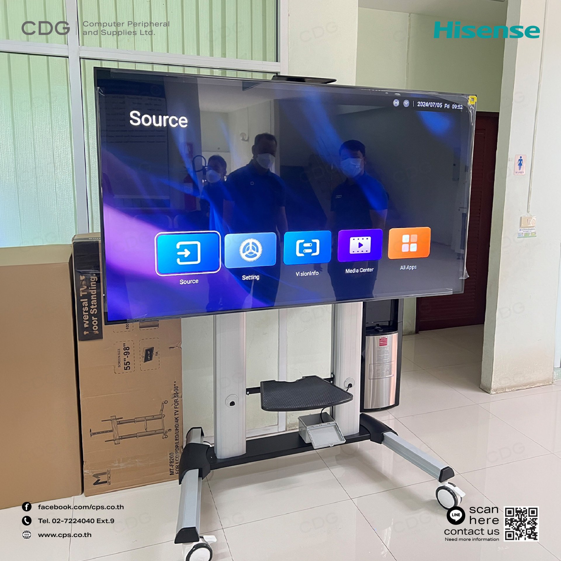 Hisense DM Series Digital Signage Display 4K UHD IPS