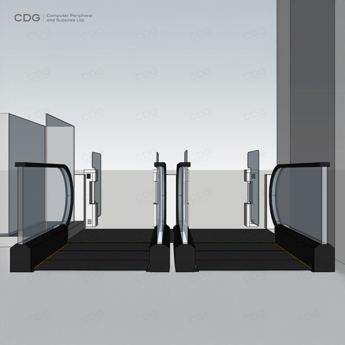Diagram Auto Gate Model Swing Gate with Push button