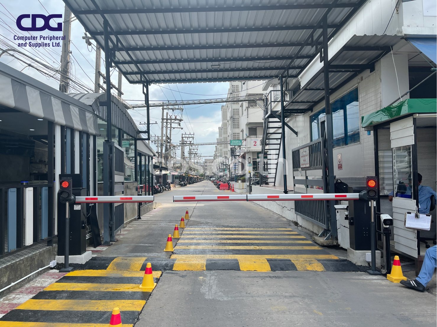 ผลงานการติดตั้งระบบไม้กั้นรถยนต์ - cps