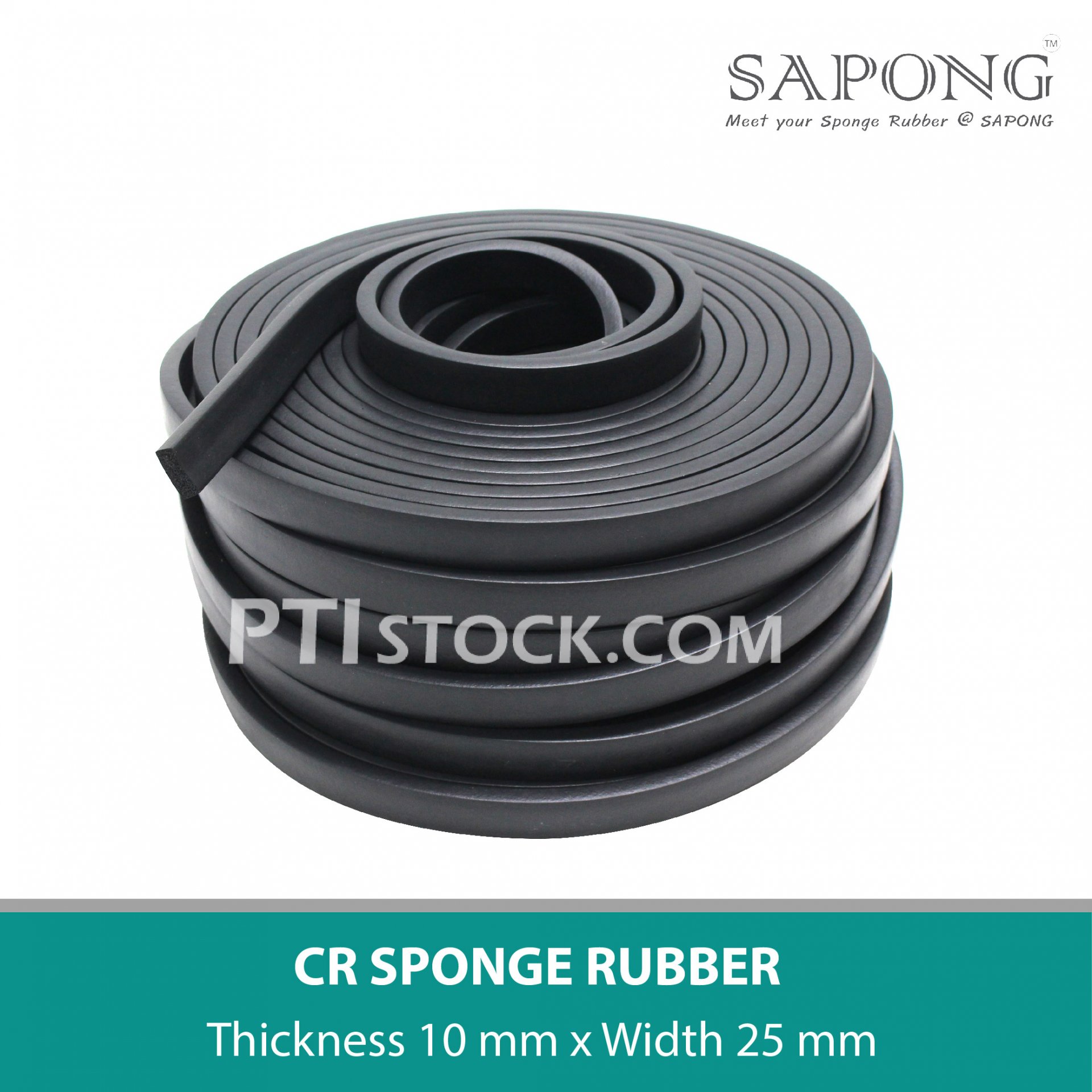 CR Sponge Rubber 10x25 mmTel : 022577154 LINE@ @ptirubber - ptistock