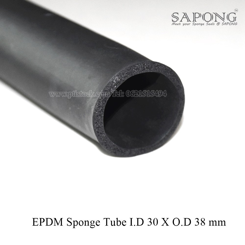 EPDM Sponge Tube I.D 38 mmX O.D 46 mm BY SAPONG Thailand