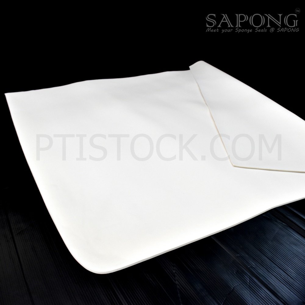 White Silicone Sponge Sheet 3 mm Tel : 022577154 LINE@ @ptirubber
