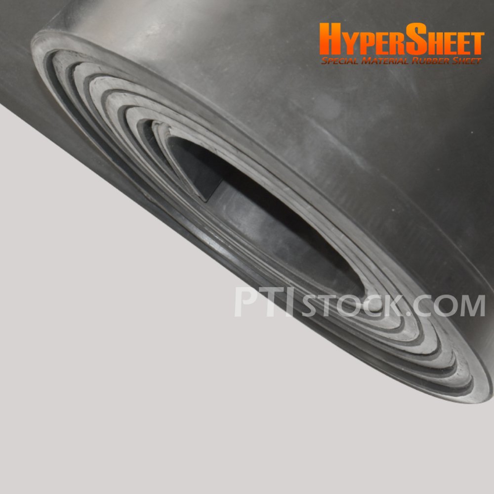 Black VITON (FKM/FPM) Rubber Sheet , Thickness 12 mm . HyperSheet Tel ...