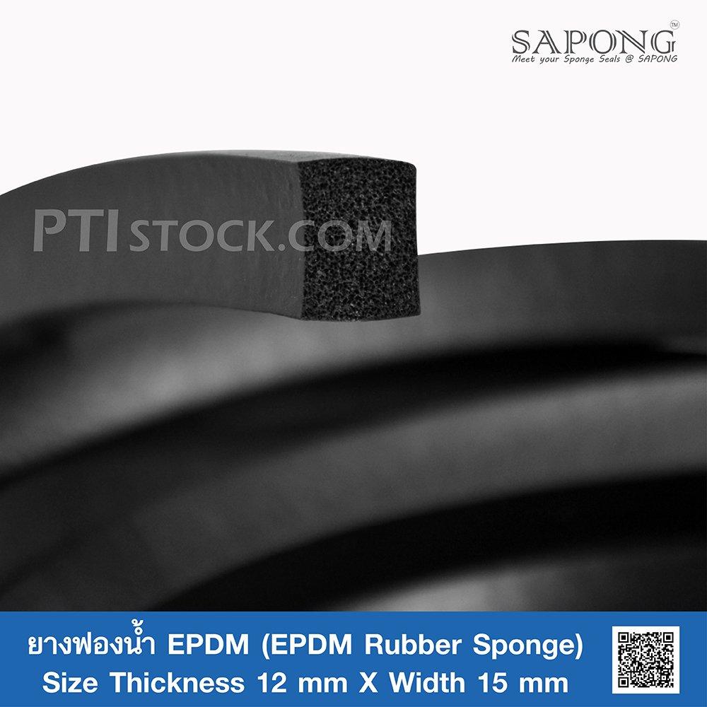 EPDM Rubber Sponge12mm. Tel : 0-2257-7154 - ptistock