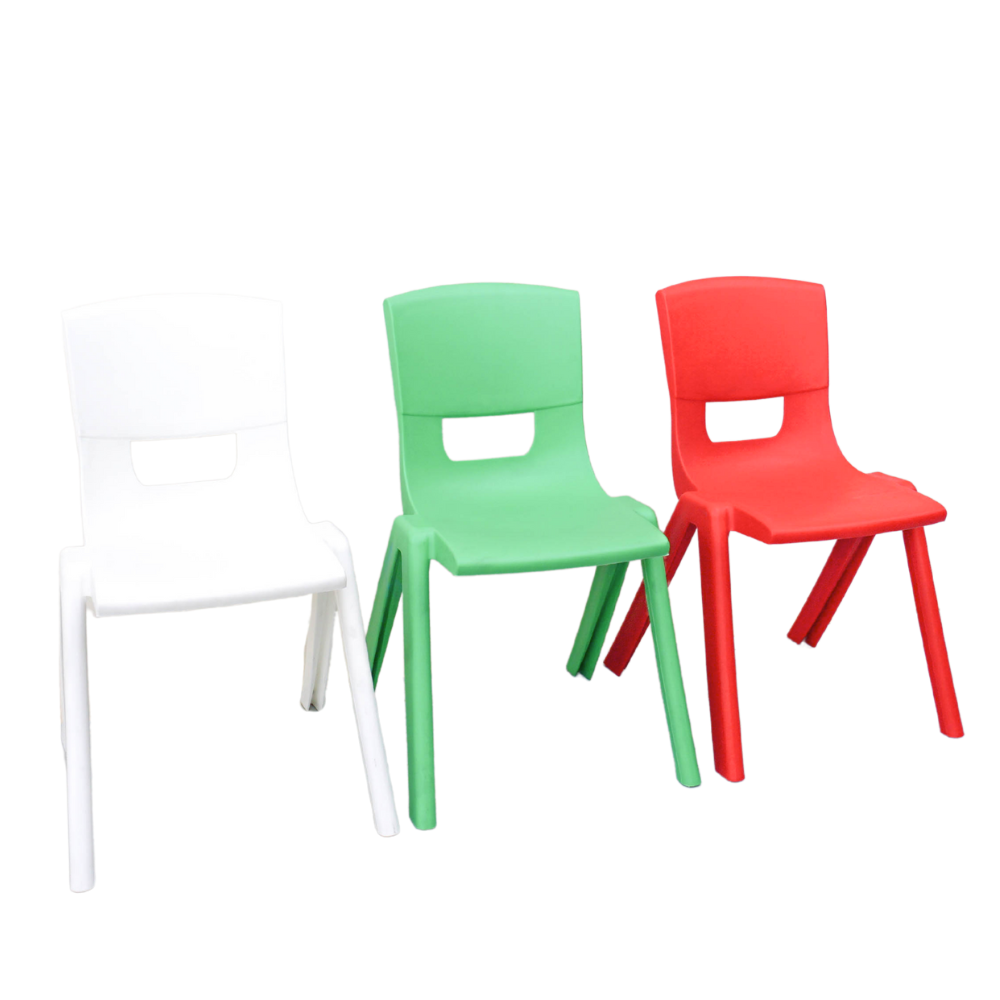 7005 Sturdy Plastic Chair with Thick Backrest