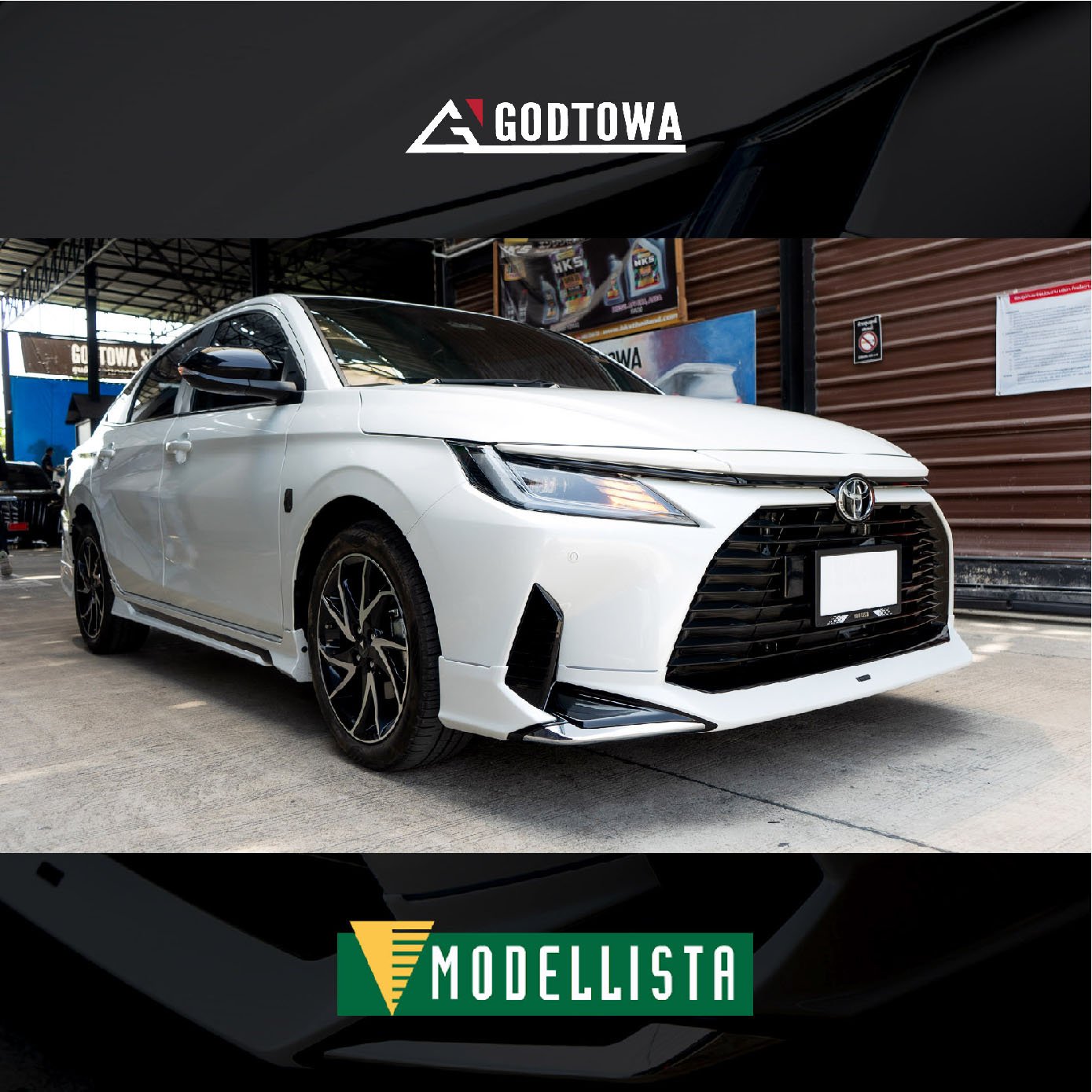 ชุดแต่ง MODELLISTA FOR ALL NEW TOYOTA YARIS ATIV