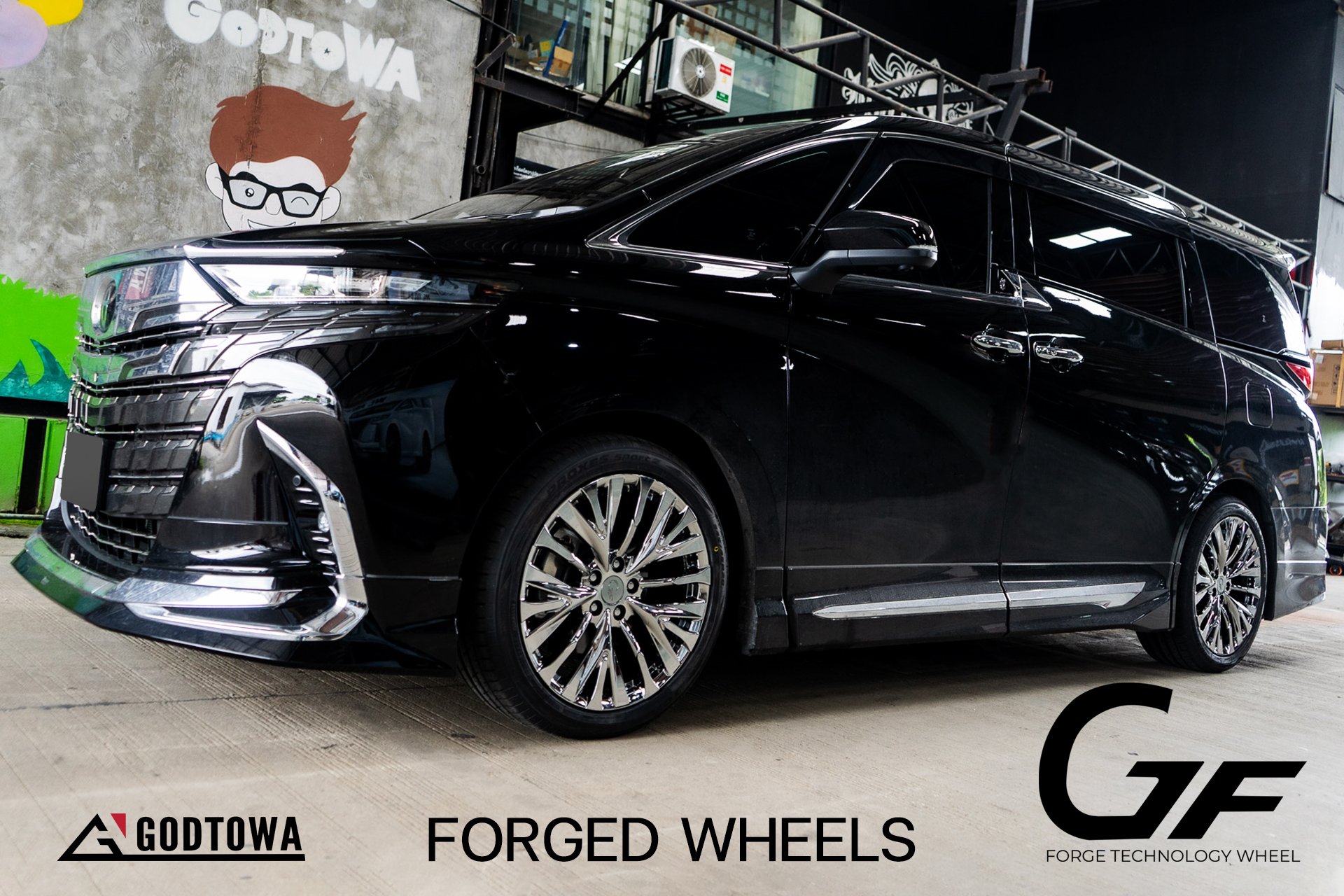GF FORGED TECHNOLOGY WHEEL ล้อ FORGED สำหรับ ALPHARD VELLFIRE 30 ...