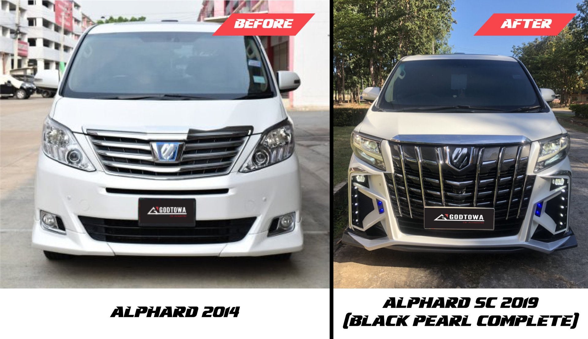 แปลงหน้า BLACK PEARL COMPLETE แปลงหน้ารถ ALPHARD 20 เป็น ALPHARD โฉมปี ...