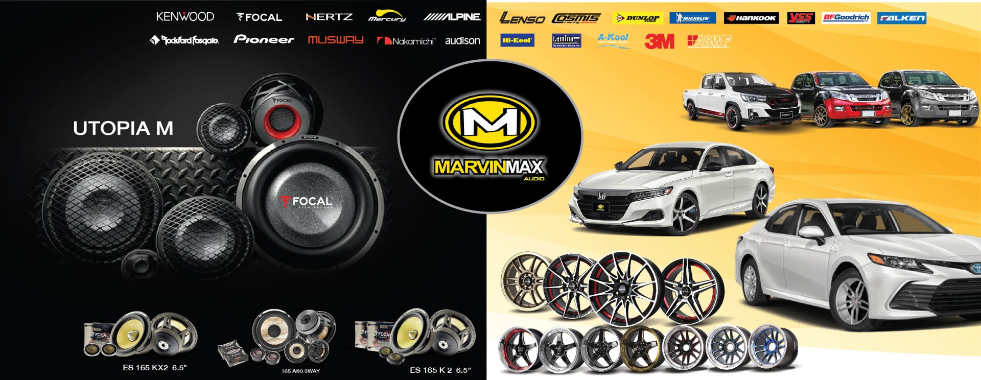 Marvinmax Audio เเชมป์เครื่องเสียงรถยนต์ บริการรถยนต์ครบวงจร