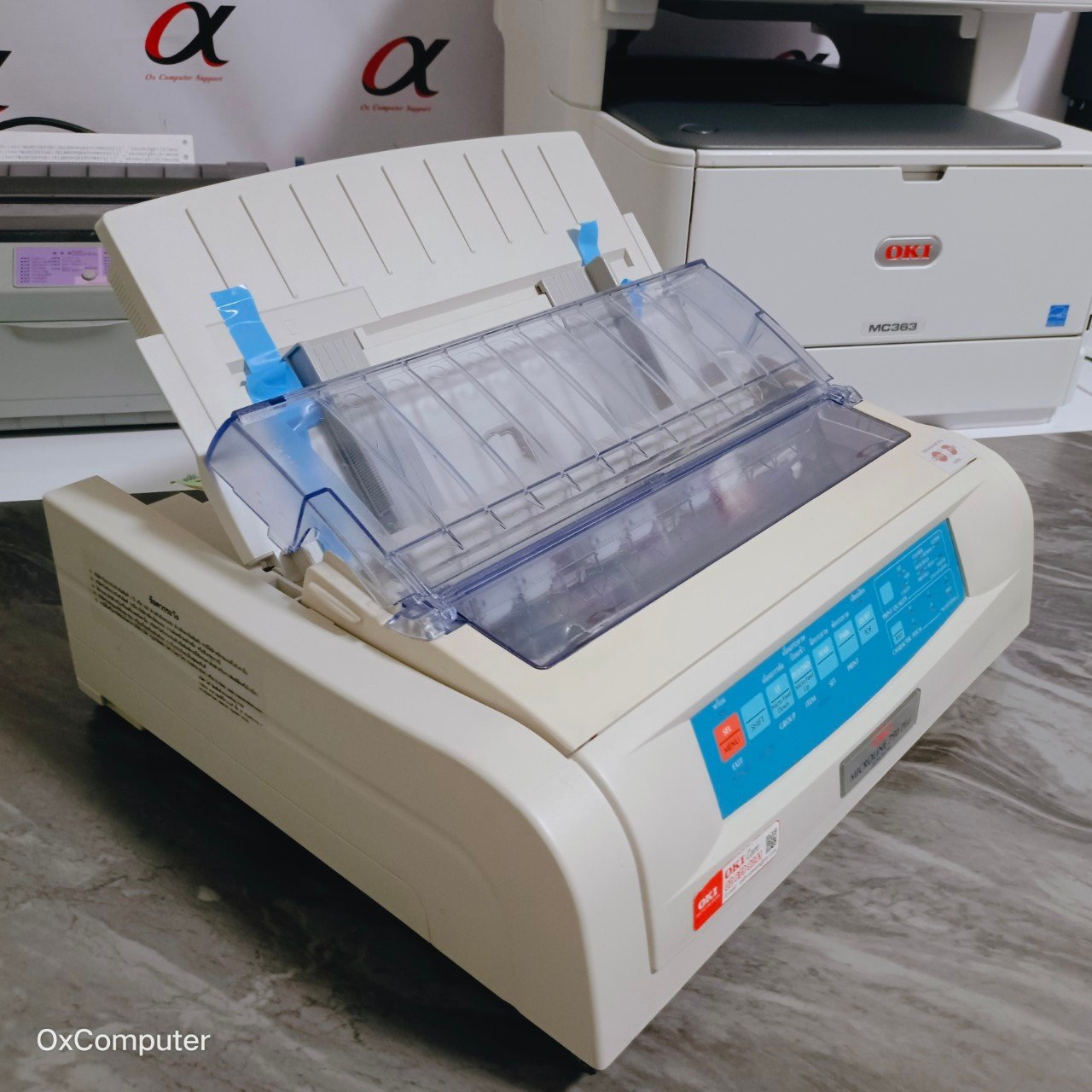 OKI Microline790 Plus Dot Matrix Printer ลอกลายสัก