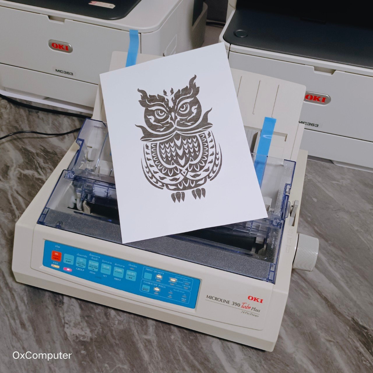 OKI Microline 390 Turbo Plus Dot Matrix Printer (มือสอง)