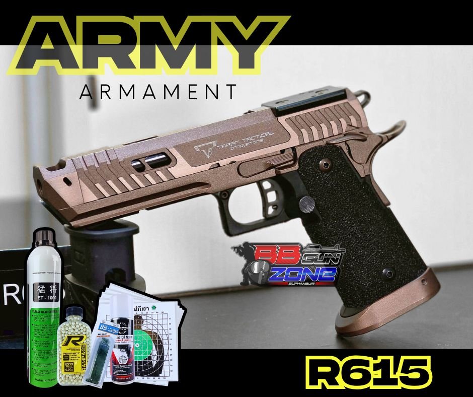 Army Armament R615 JW4 TTI COMBAT MASTER SAND VIPER - bbgunzone
