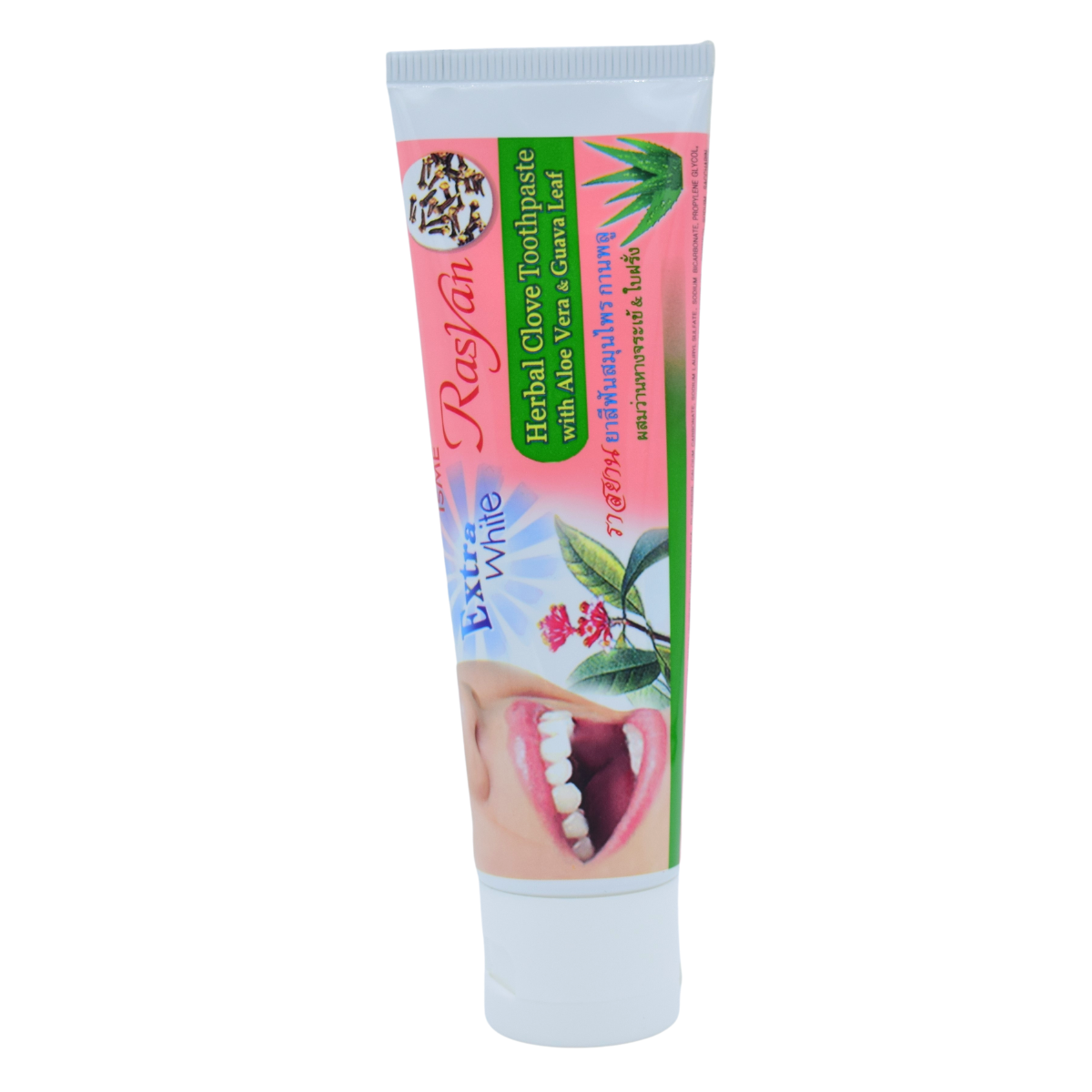 RASYAN Herbal Clove Toothpaste With Aloe Vera & Guava Leaf (100g.) - isme