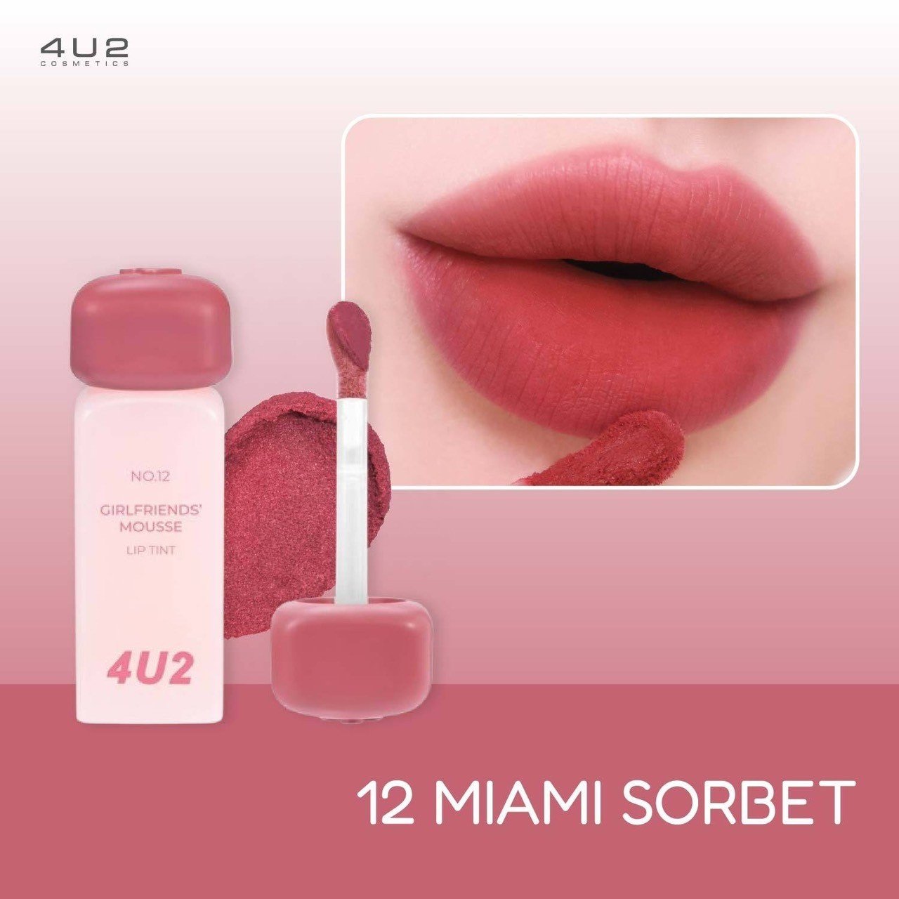 4U2 GIRLFRIENDS' MOUSSE LIP TINT