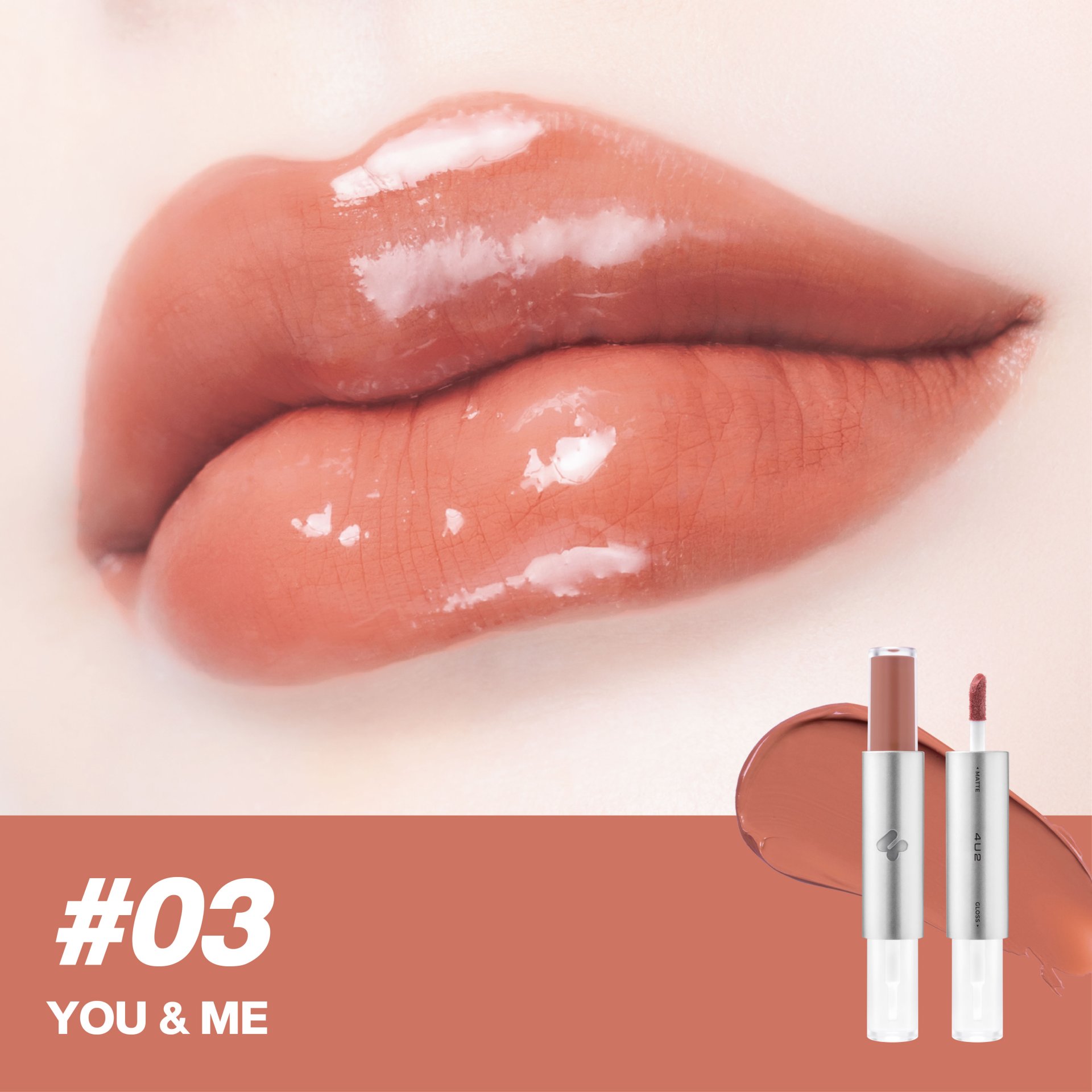 4U2 TWOGETHER MATTE AND GLOSS LIP