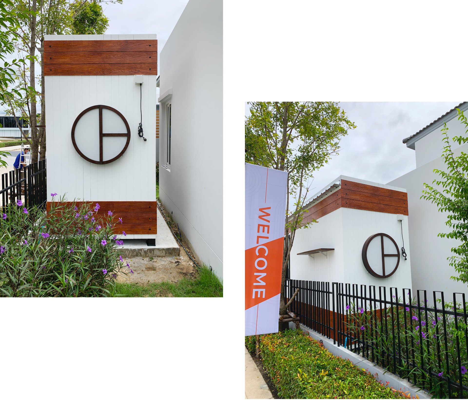 Laundry Kiosk Design คีออสโซนซักรีด ตั้งในสวนข้างบ้าน size 1.5x3.5 เมตร ...