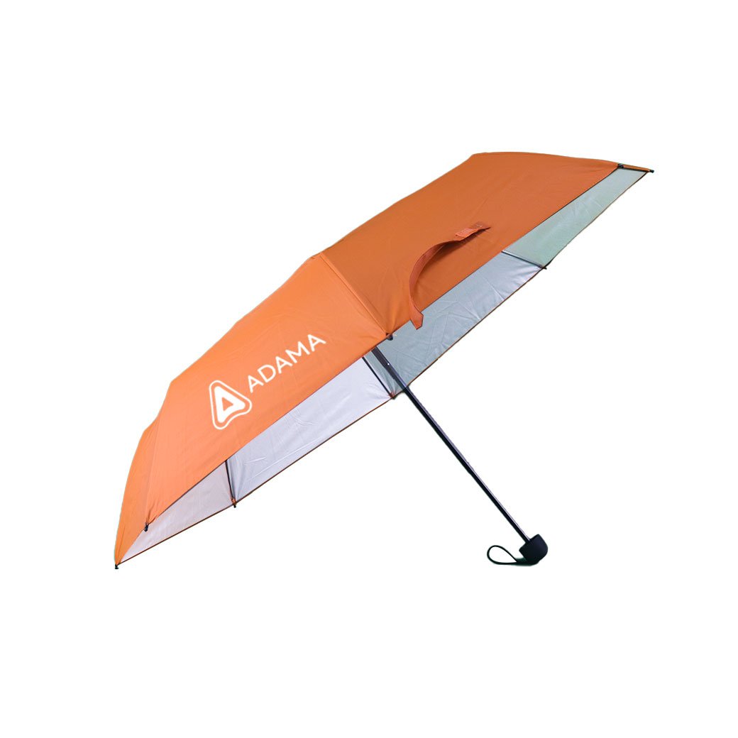 ร่มพับ 3ตอน 21 นิ้ว (สีส้ม) - sumuppremium