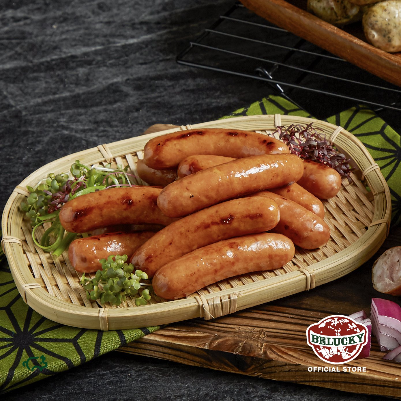 Belucky บีลัคกี้ Arabiki Sausage ไส้กรอกอะระบิกิ ( 100g / 1000g )