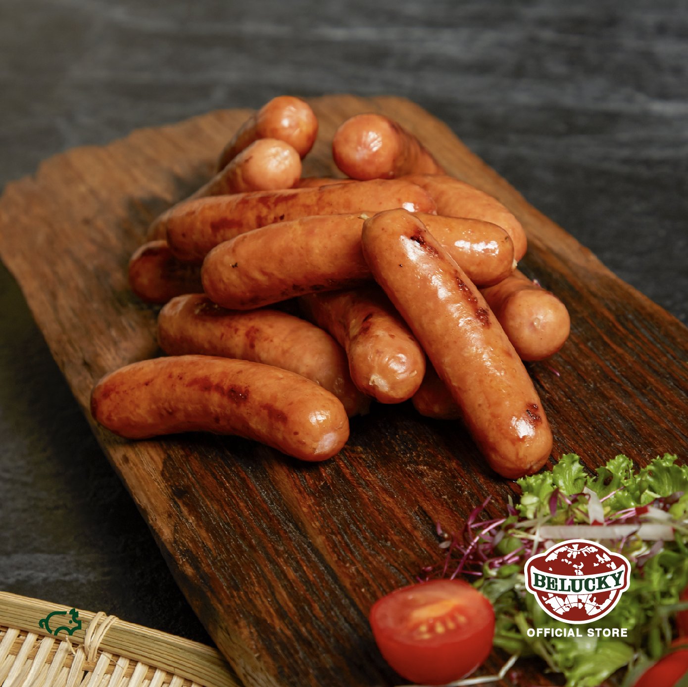 Belucky บีลัคกี้ Arabiki Sausage ไส้กรอกอะระบิกิ ( 100g / 1000g )