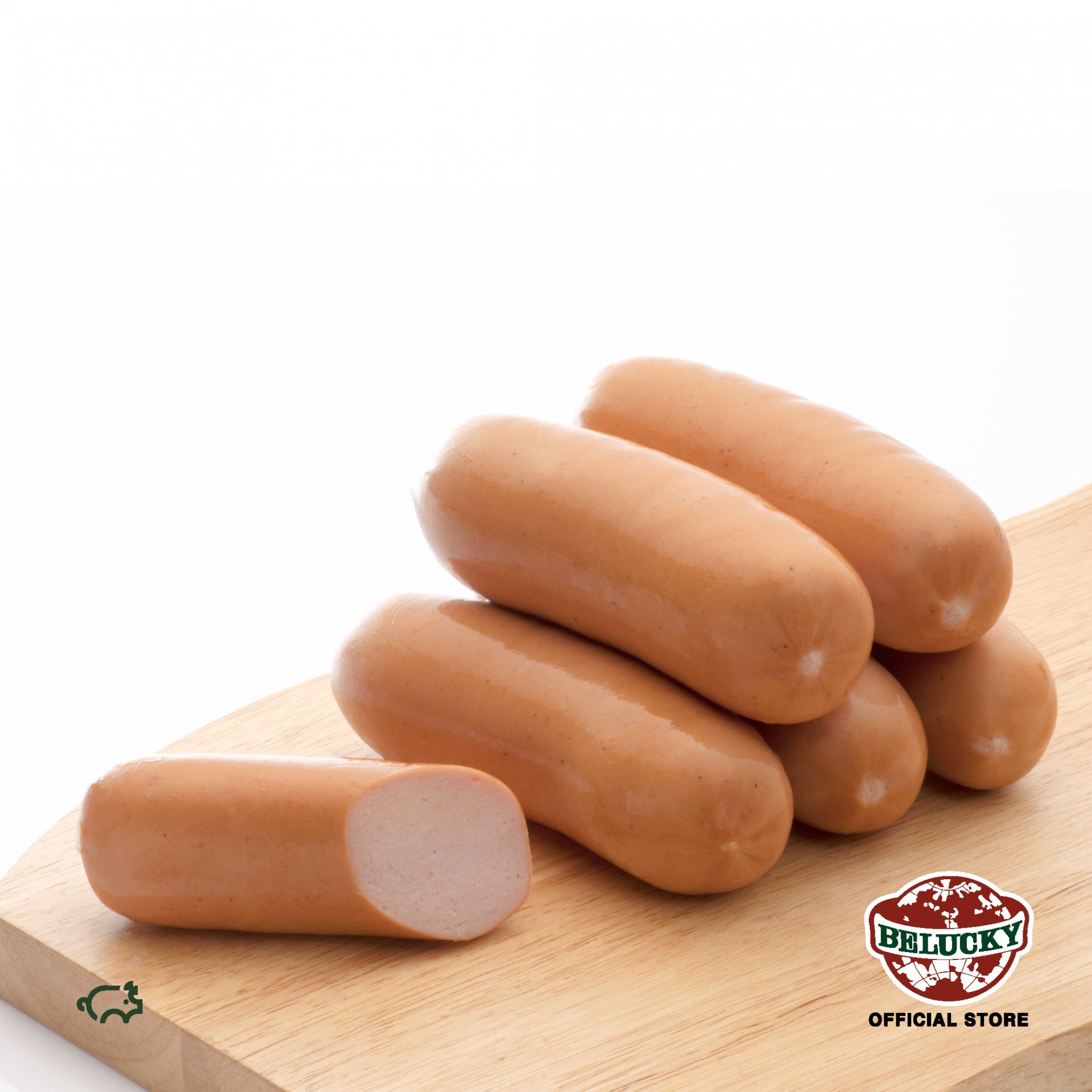 Belucky Cervelat Sausages ( 2 Blocks 500g / 1,000g )