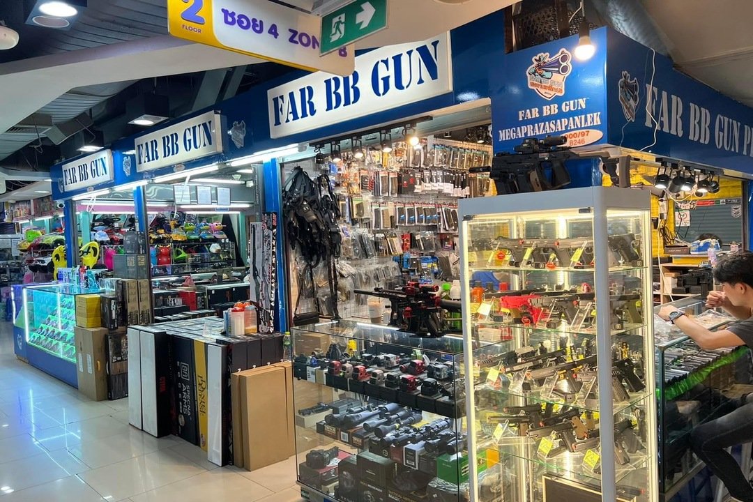 FARBBGUN Mega Plaza Sapanlek ปืนบีบีกัน ของเล่น Airsoft Guns