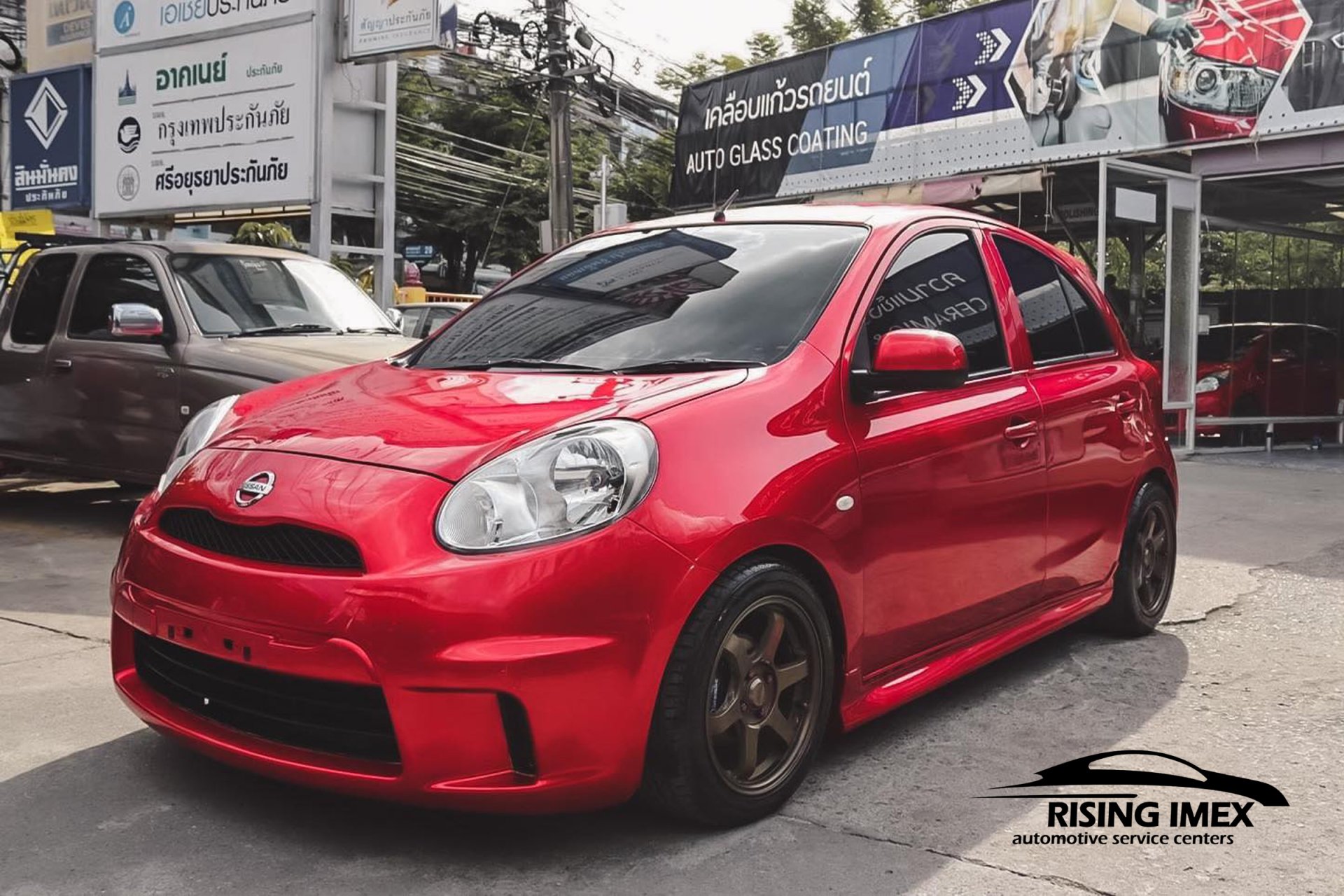 NISSAN MARCH เปลี่ยนสี