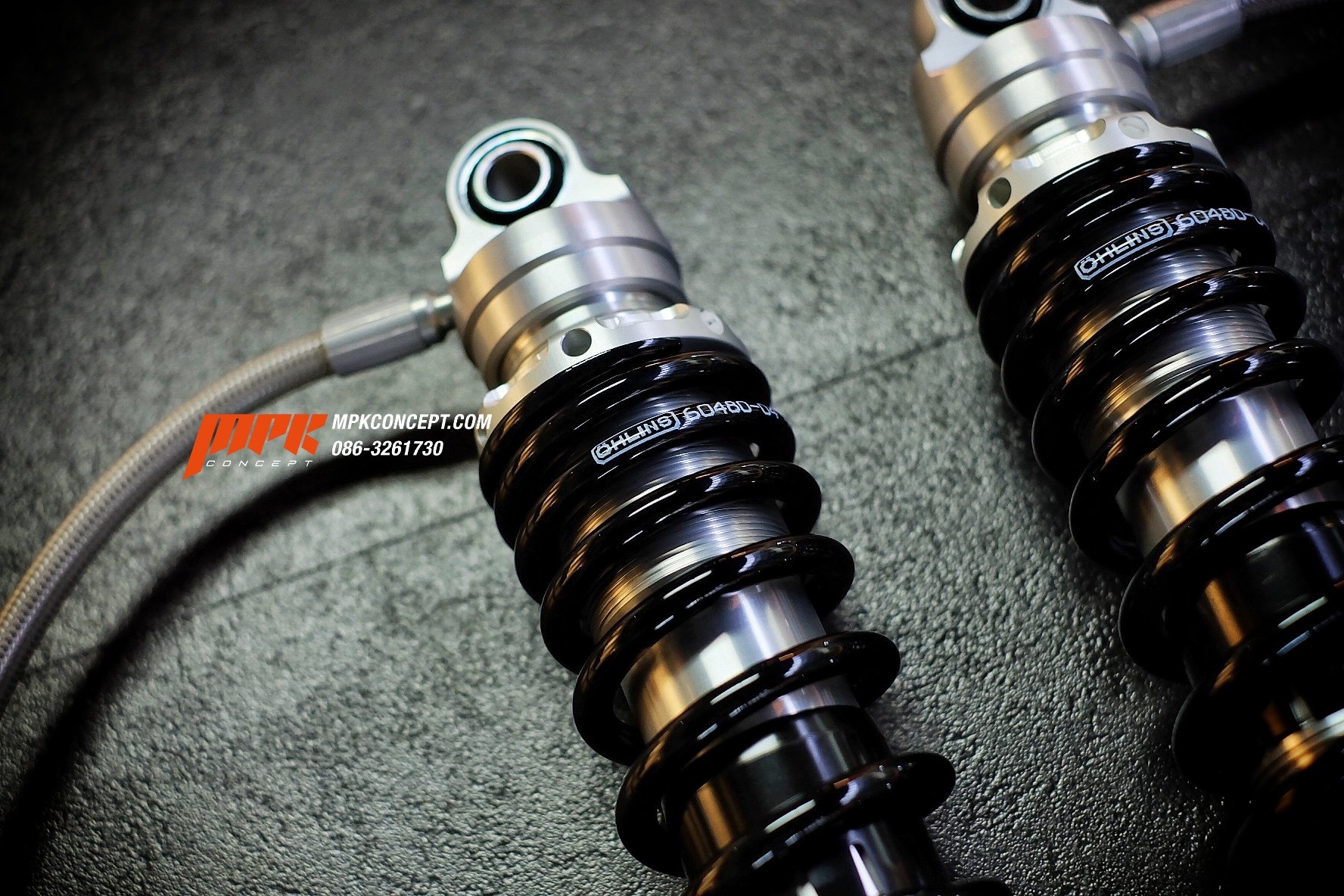 OHLINS REAR SHOCK ABSORBER HD 045 HARLEY TOURING-BLACK โช๊คหลังโอลินสี ...