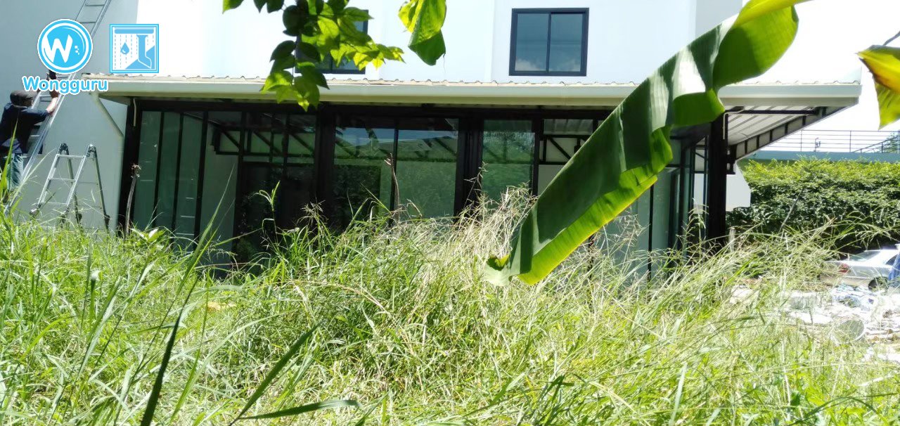 ติดตั้งรางน้ำฝนไวนิล SCG รามคำแหง 10 - wongguru