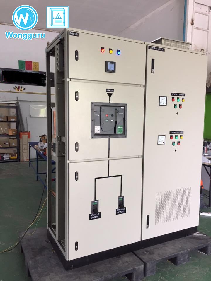 ตู้คอนโทรลเครื่องจักร(MCC)-Motor Control Panel 350KW - wongguru