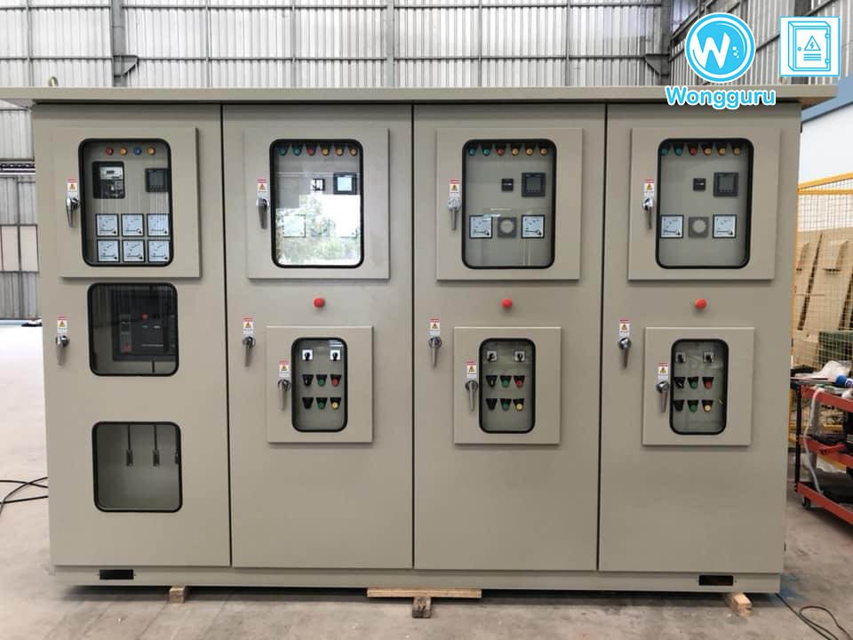 ตู้ควบคุมไฟฟ้าหลัก Panel MDB Motor 350kw 3Unit - wongguru