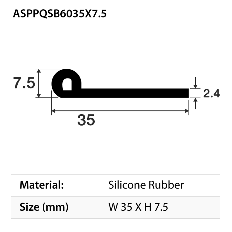 Rubber Extrusion P-Profiles