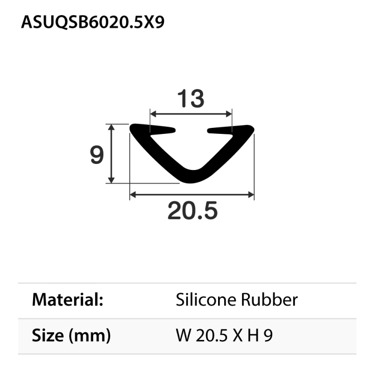 Rubber Extrusion U-Channels
