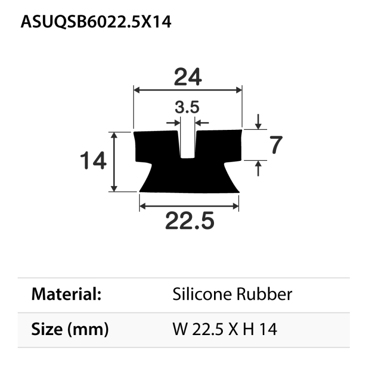 Silicone Extrusion U-Channels