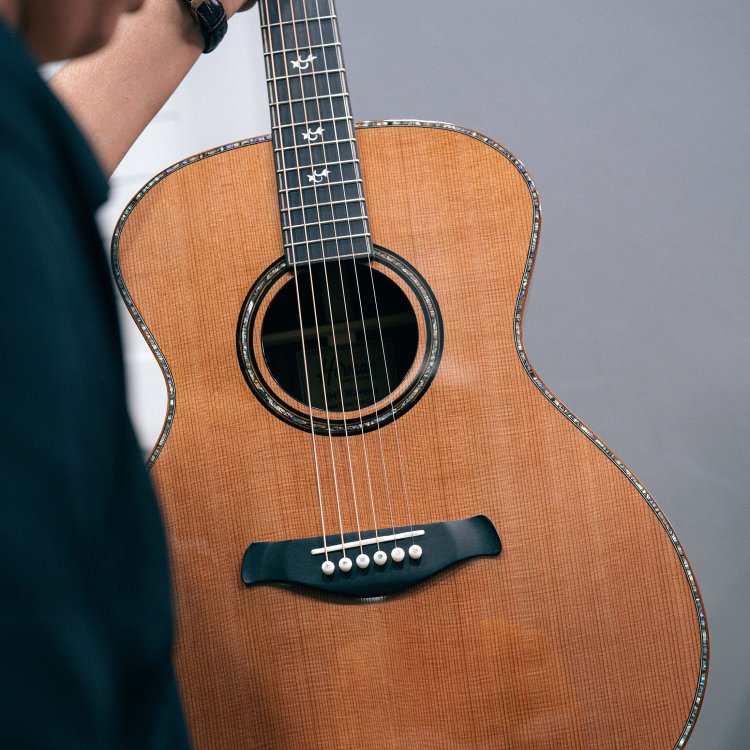 กีตาร์โปร่ง อุปกรณ์กีตาร์ Acoustic Guitar Herman Guitar