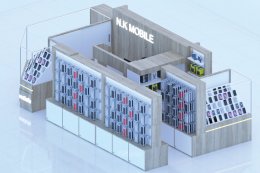 ออกแบบ ผลิต และติดตั้งร้าน : ร้าน NK Mobile แม่สอด จ.ตาก - furstudio-design