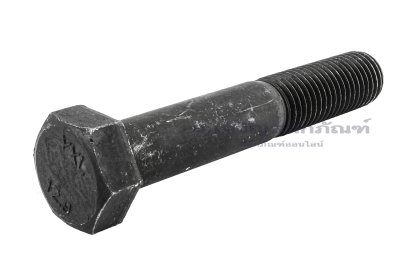 น็อตหัวหกเหลี่ยมดำ เกรด 12.9 (Carbon Steel Hex Bolt Gr 12.9)